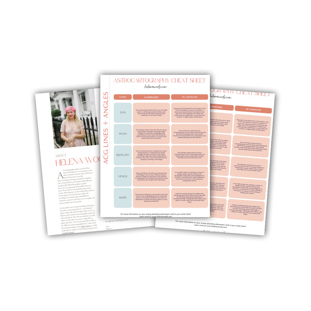 How to Read Your Astrocartography Map Step by Step {An Easy Guide ...