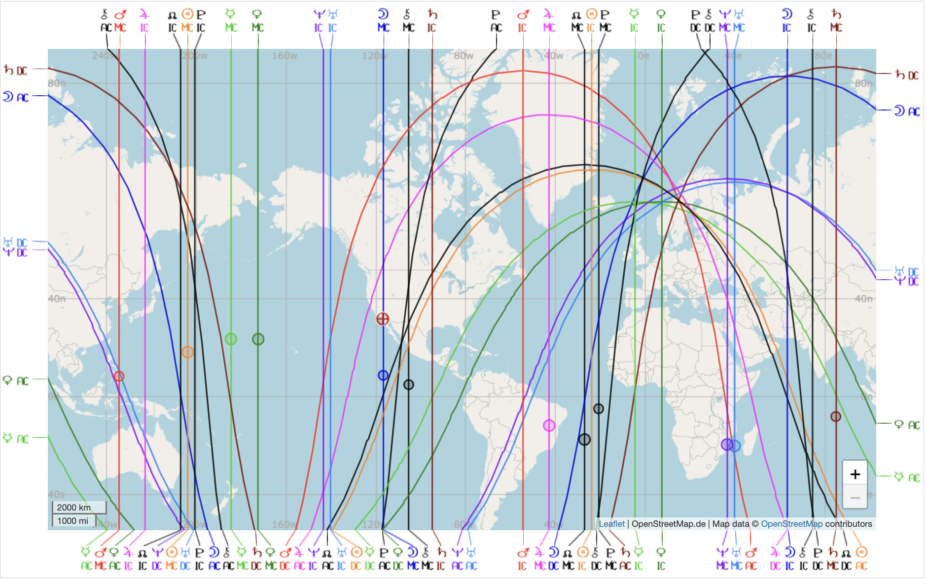 How to Read Your Astrocartography Map Step by Step {An Easy Guide ...